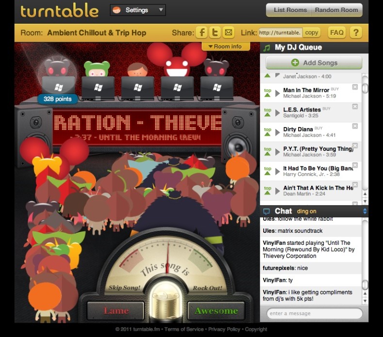 Turntable.fm Takes Social Music Sharing to the Next Level, Lets You Be ...